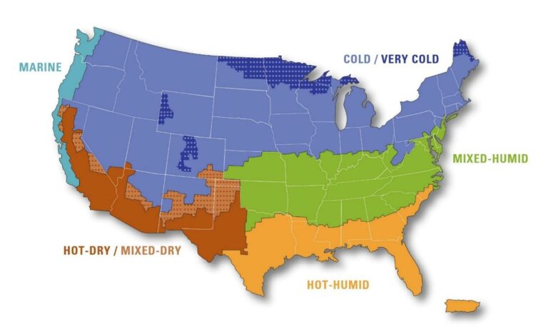 Climate Zones and Roofs: Reference Page • Roof Online